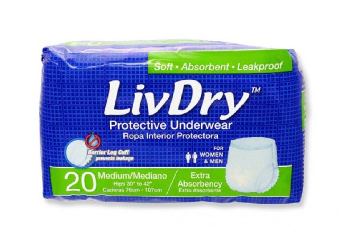 IncontinenceProducts LivDry Disposable Incontinence Pants