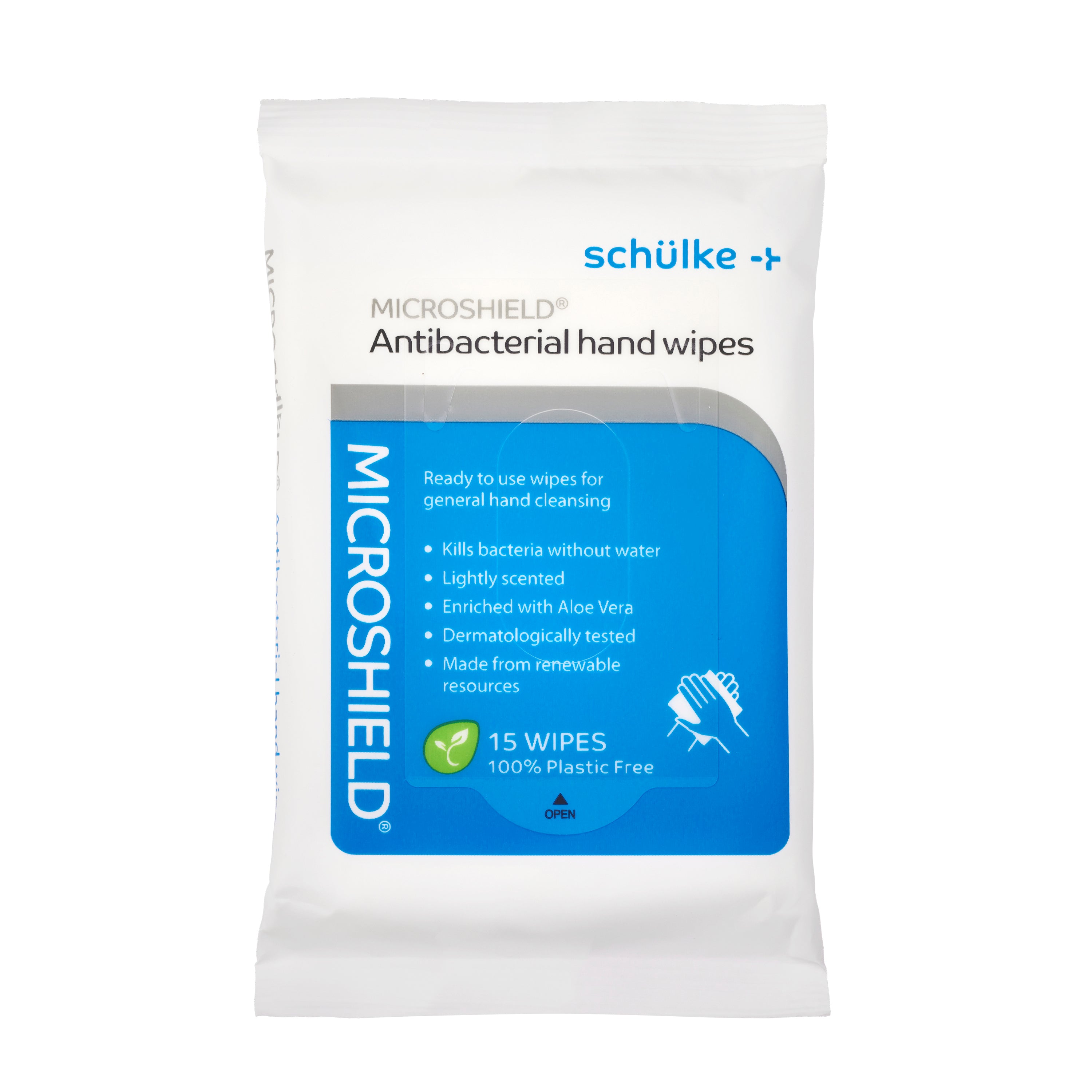 Microshield Antibacterial Hand Wipes | Pack of 15