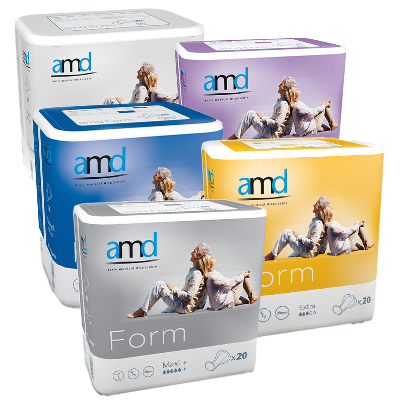 AMD Form Anatomical Shaped Pad | Carton of 80