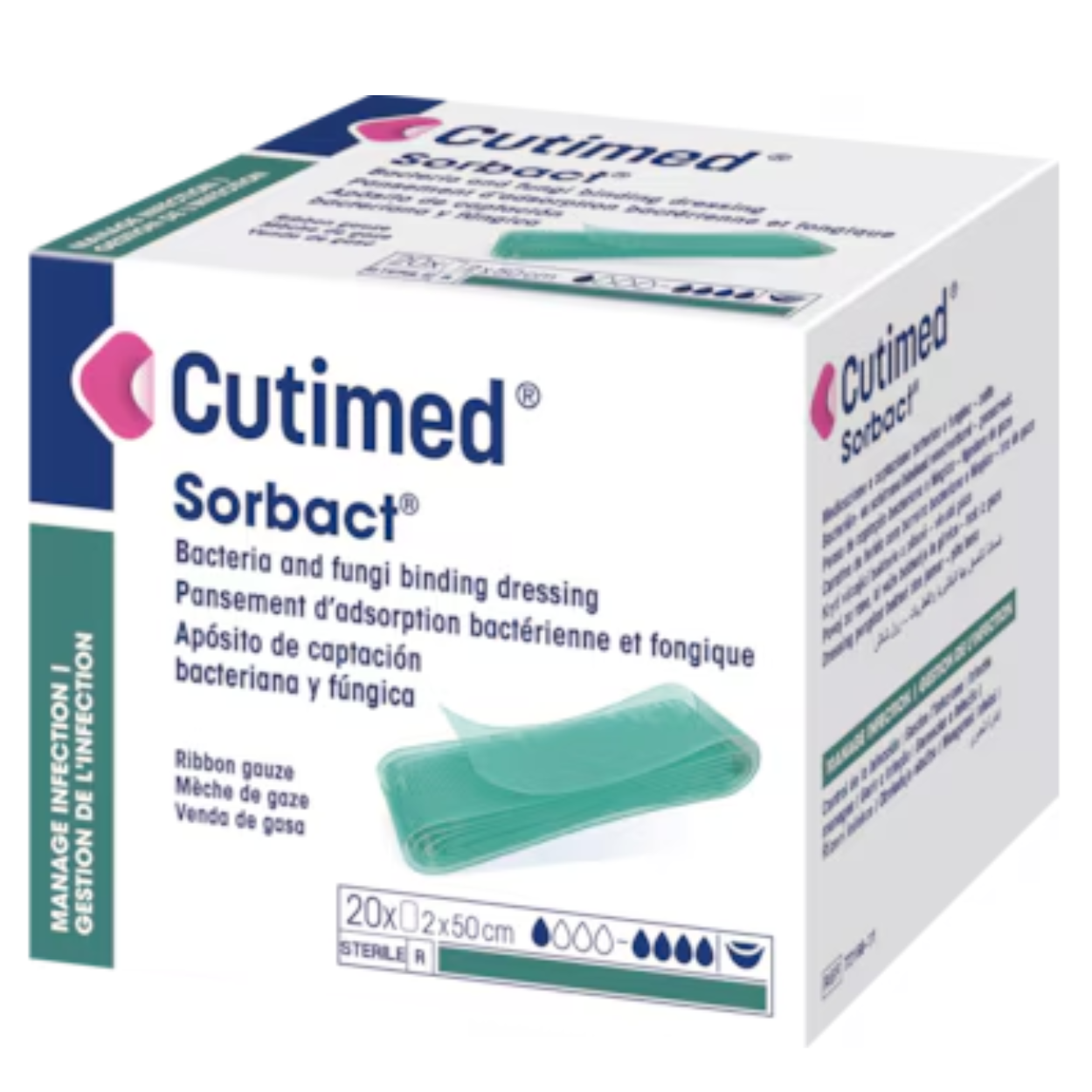 Cutimed Sorbact Ribbon Sterile Gauze Dressing