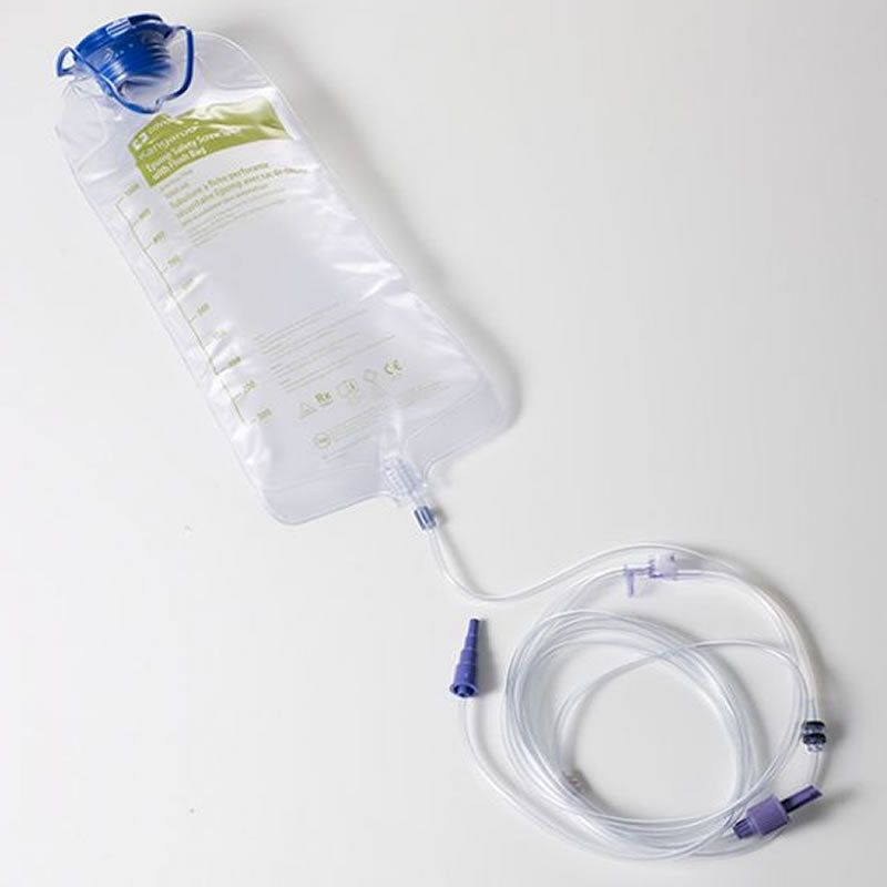 Kangaroo ePump RTH feed & flush set with no inline medication port (no