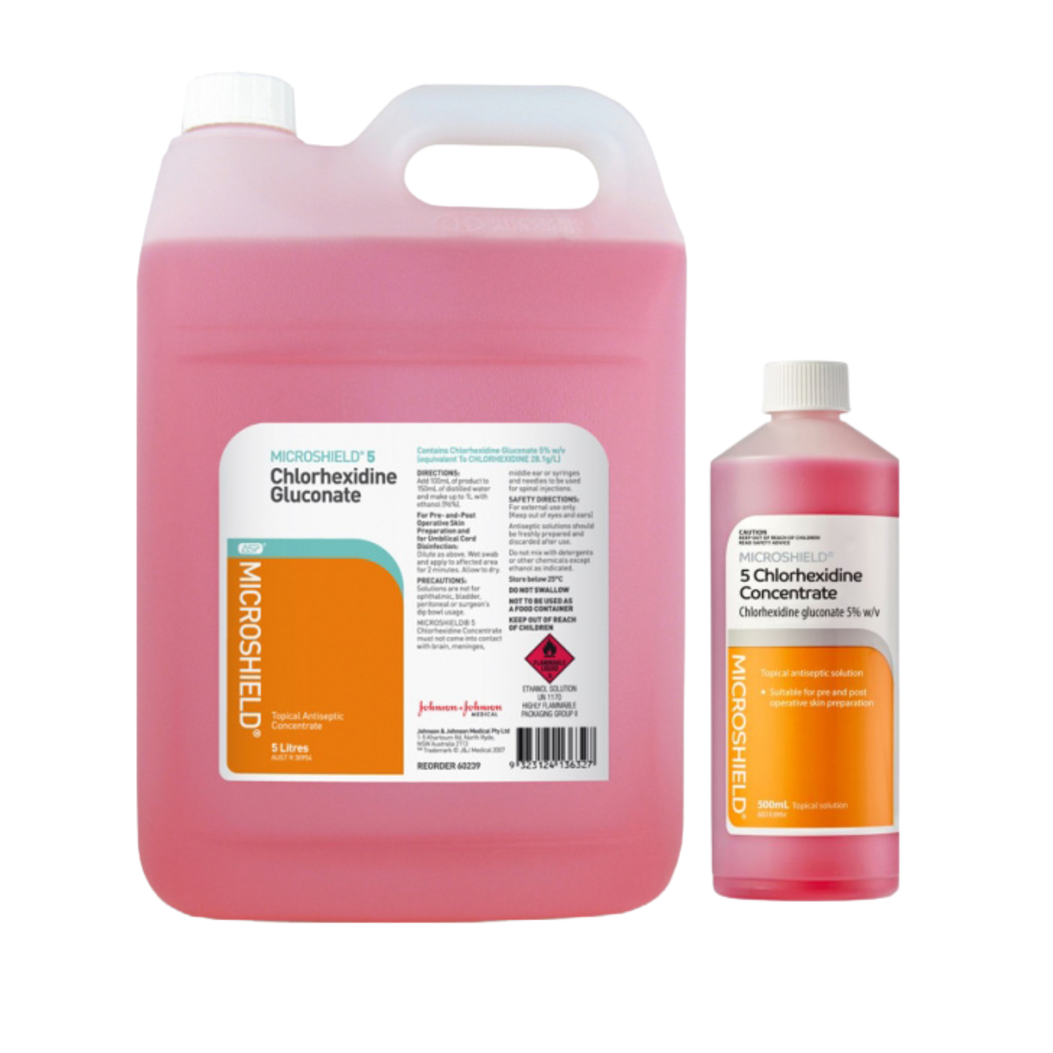 Microshield 5 Chlorhexidine Concentrate Antiseptic Solution ...
