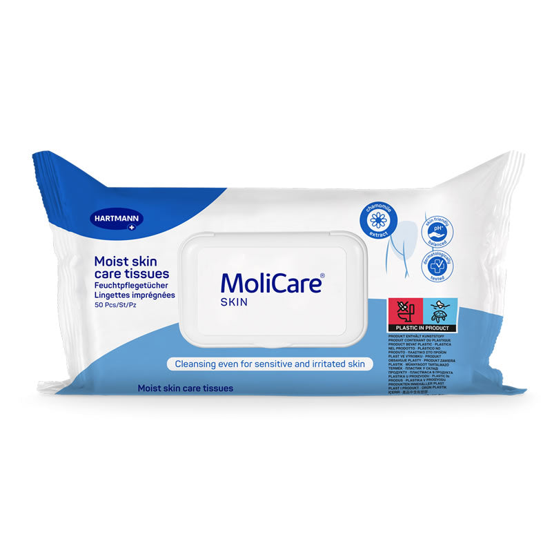 MoliCare Skintegrity Moist Skin Care Tissues | IncontinenceProducts.com.au